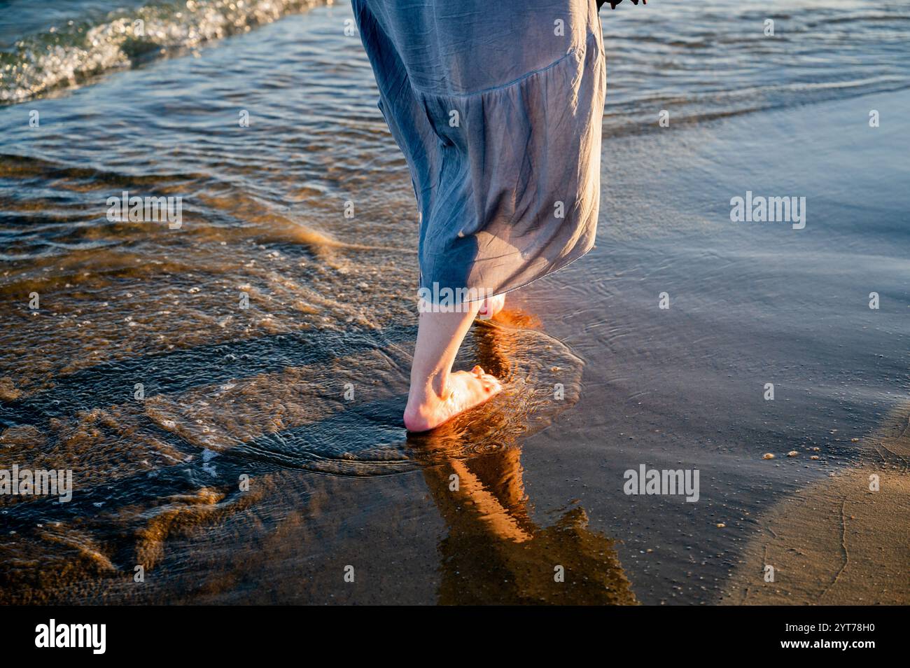 Woman in soaking wet dress hi-res stock photography and images - Alamy