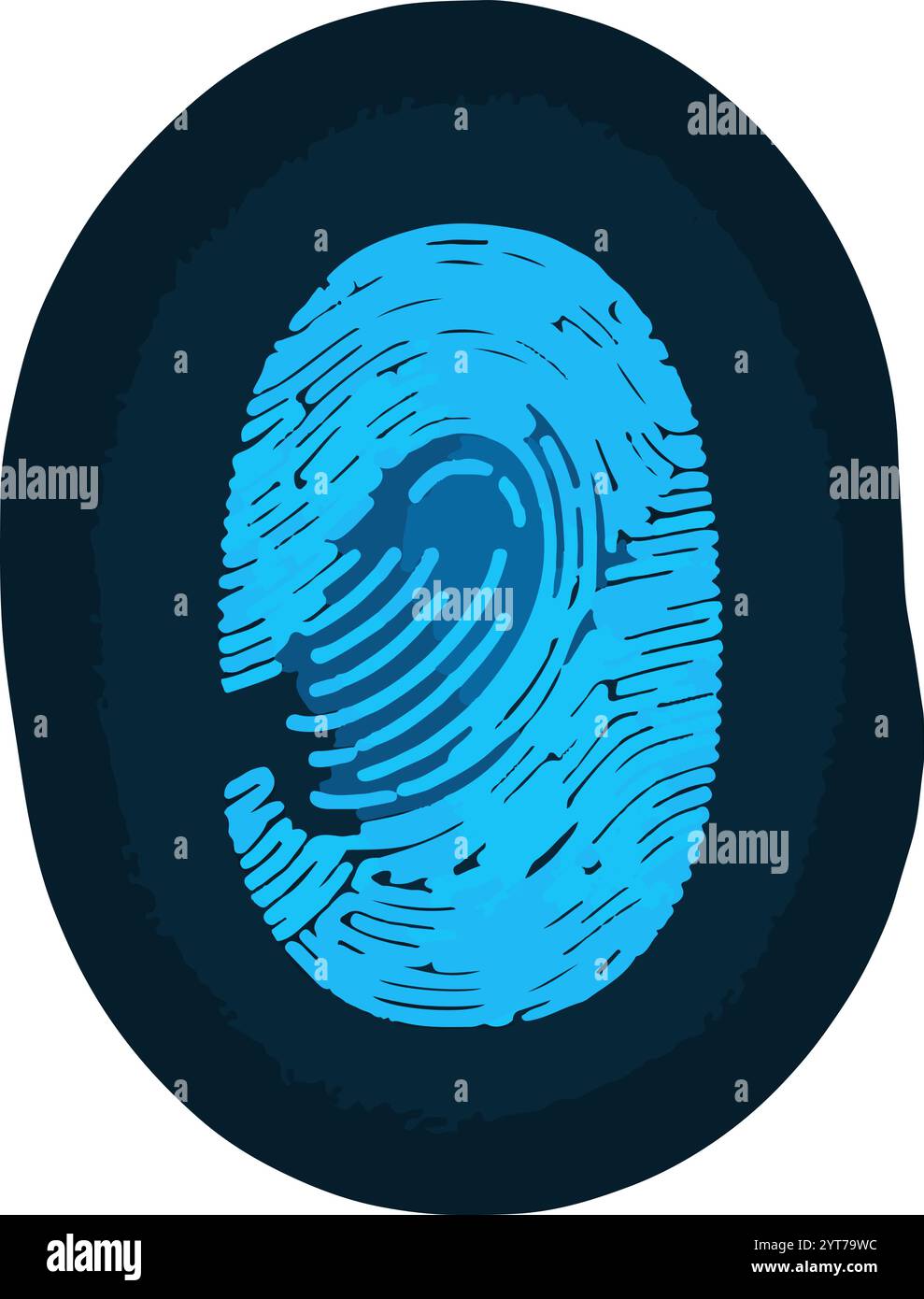 A Digital Representation Of Cybersecurity Focusing On Data Protection And Safety Stock Vector