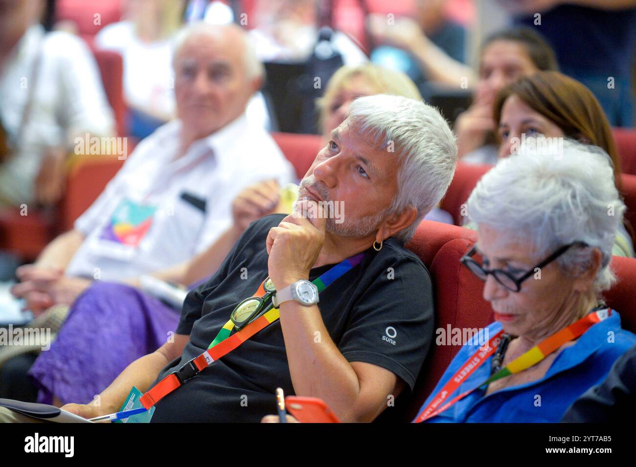 Italy, Rome, July 6, 2024 : National Assembly of the Italian Left, in ...