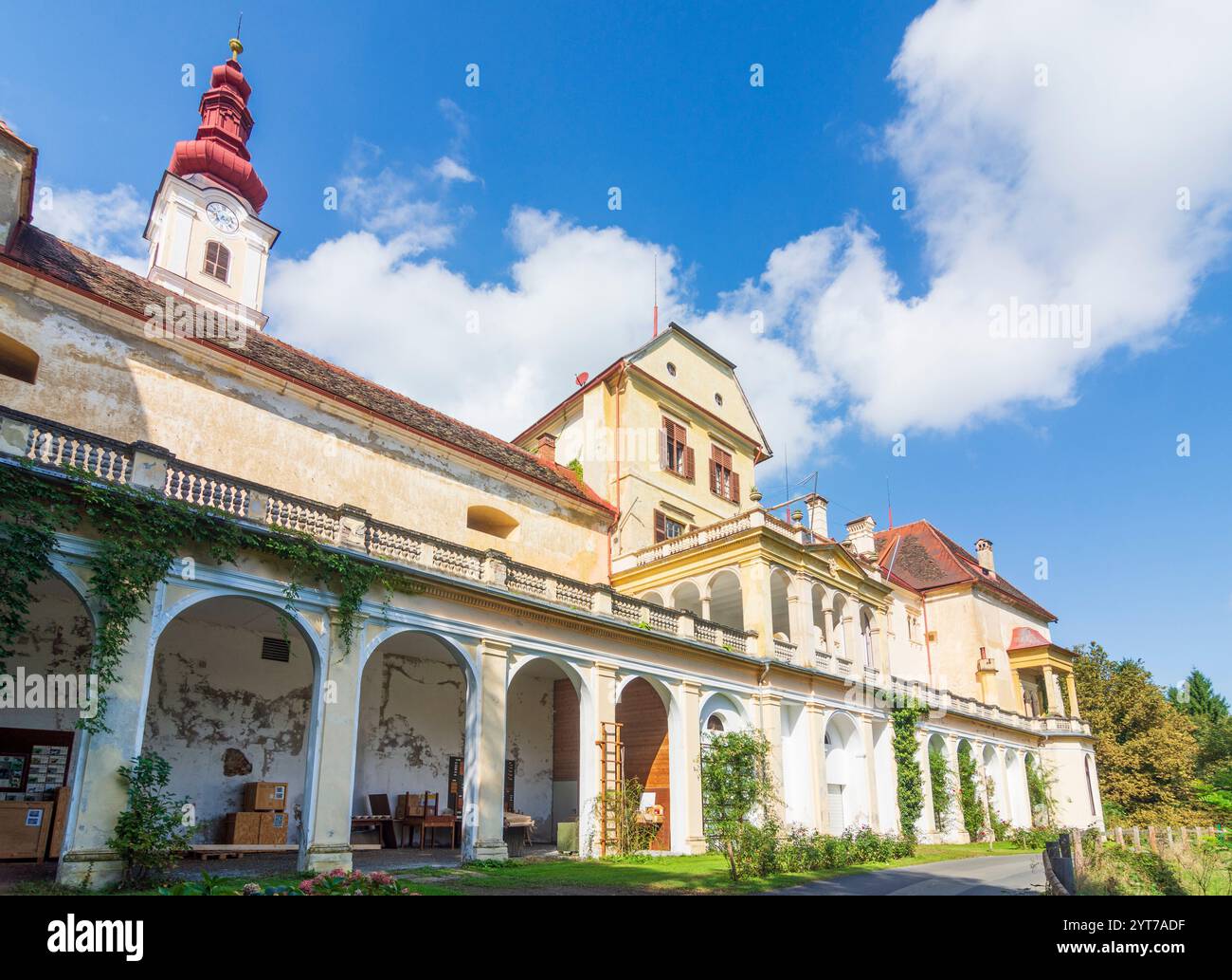 Schloss Hollenegg Castle in hamlet Hollenegg, Schwanberg, Styria ...
