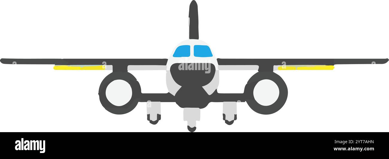 A modern airplane soaring through a bright sky, showcasing innovation ...