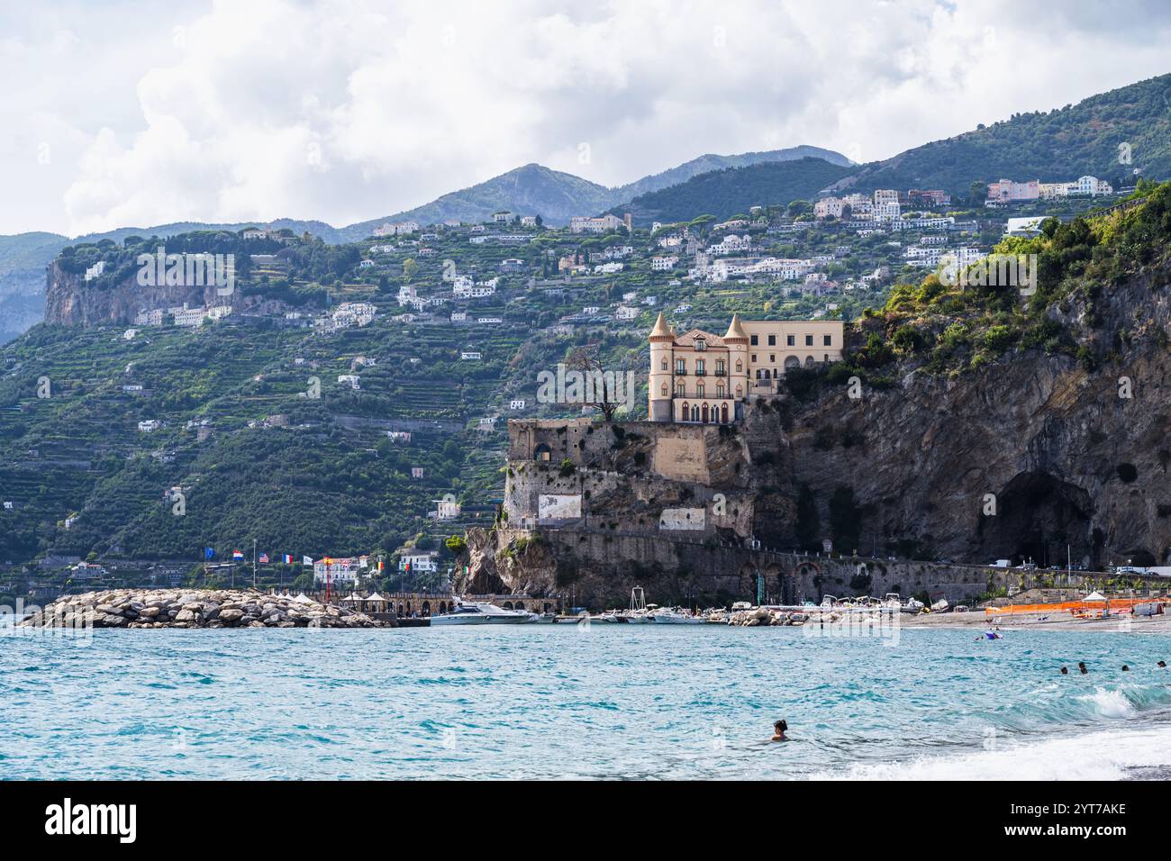 Waterfront promenade salerno campania hi-res stock photography and ...