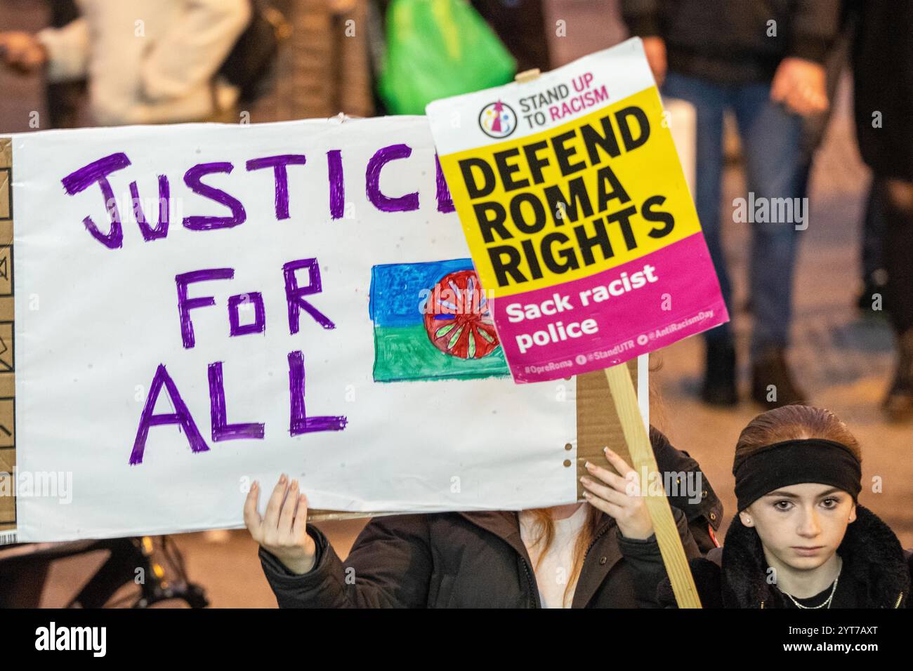 Manchester, UK. 06th Dec, 2024. Friday 6th December 2024. Traveller and ...