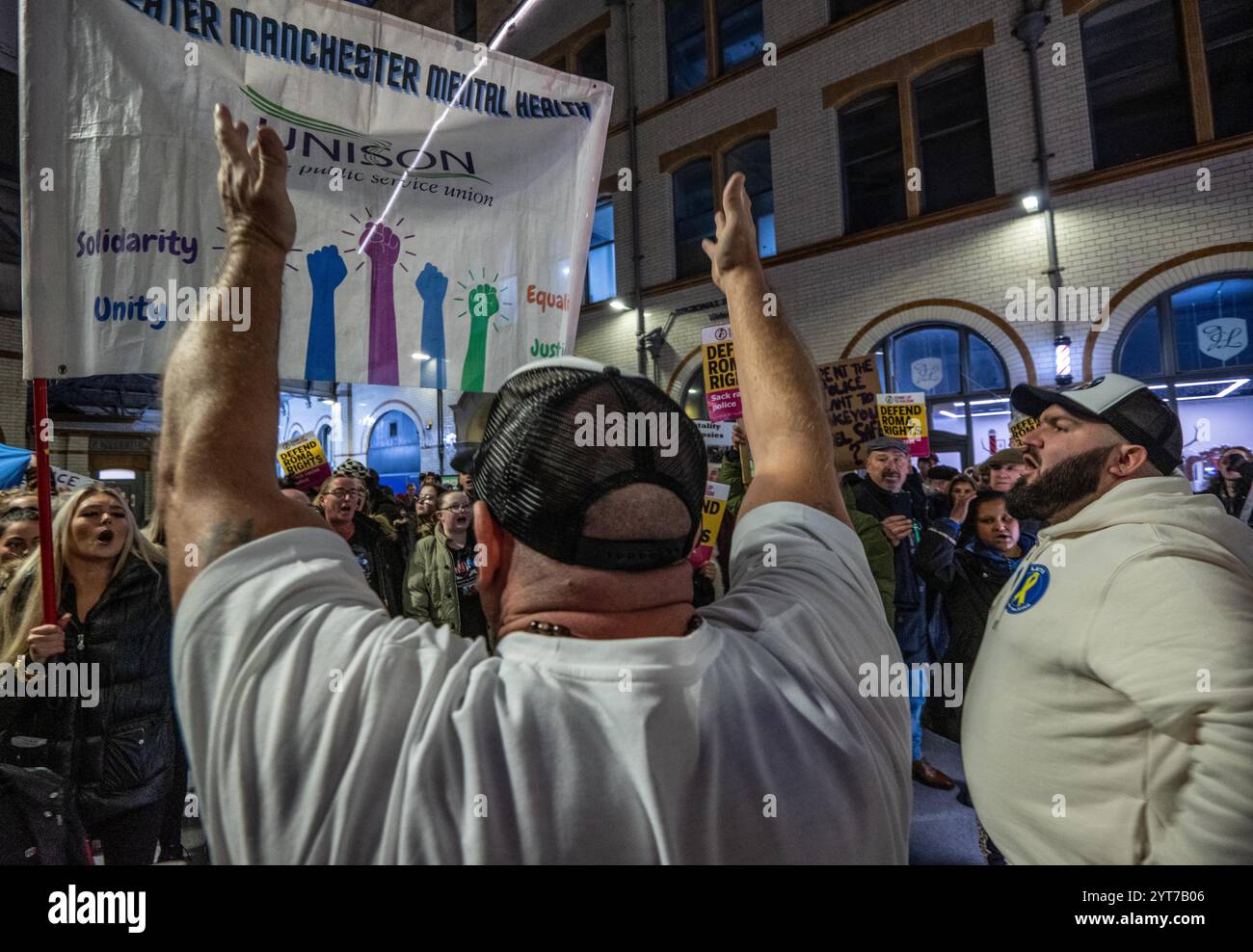 Manchester, UK. 06th Dec, 2024. Friday 6th December 2024. Traveller and ...