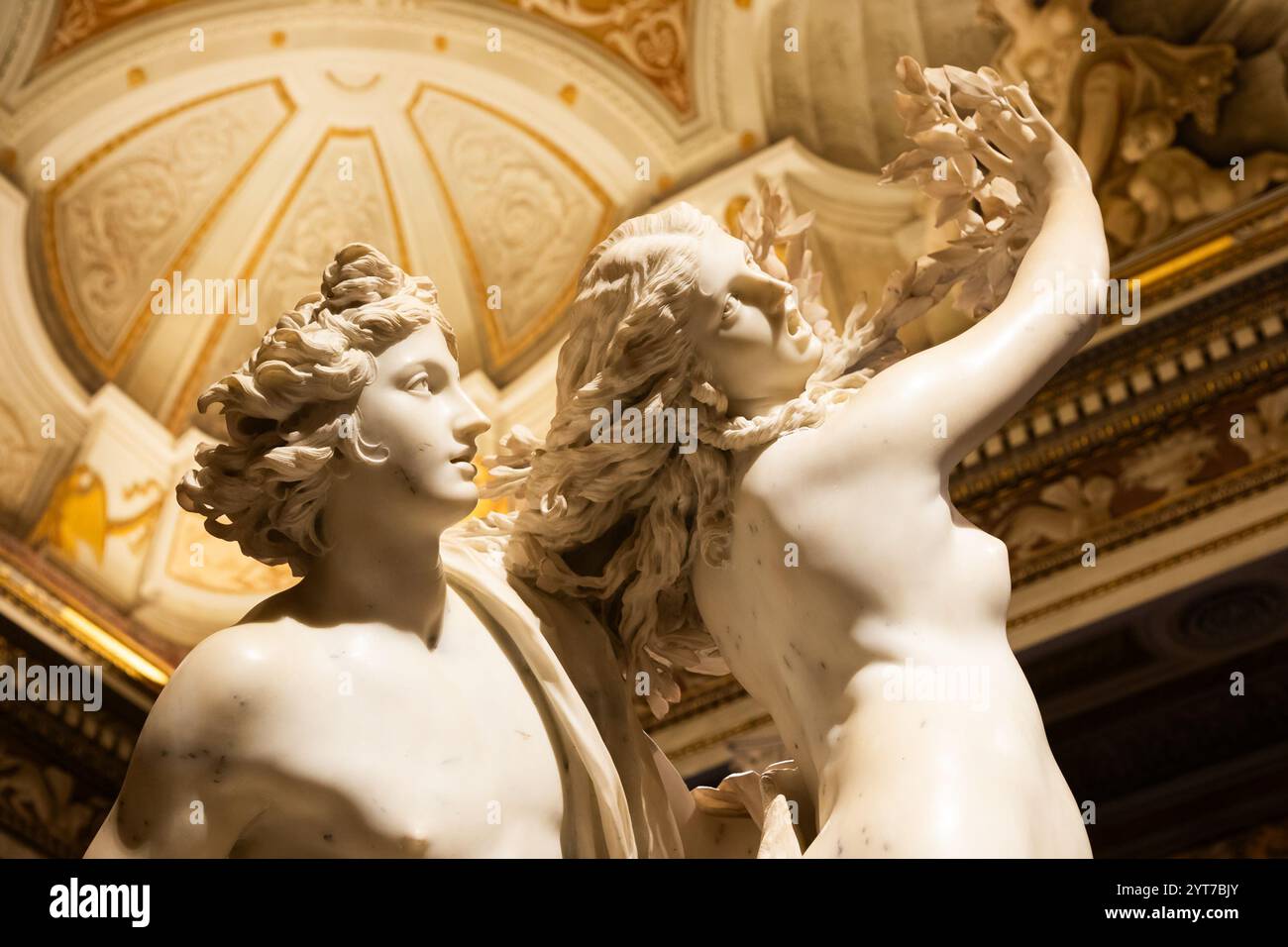 Rome, Italy - 28 December 2023: Borghese Gallery, Apollo and Daphne by ...