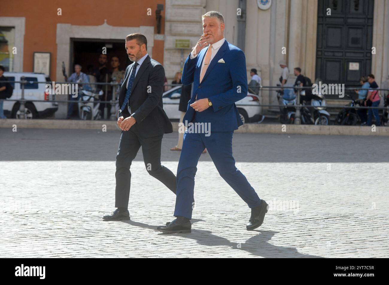 Italy, Rome, October 02, 2024 : Alessandro Giuli, Minister of Culture ...