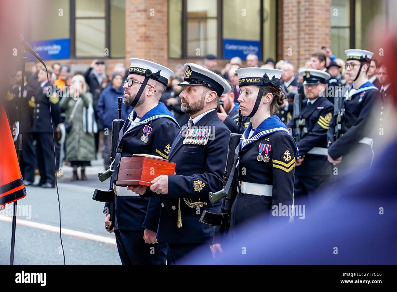 The parade as the HMS Prince of Wales Awarded Freedom Of The City of ...
