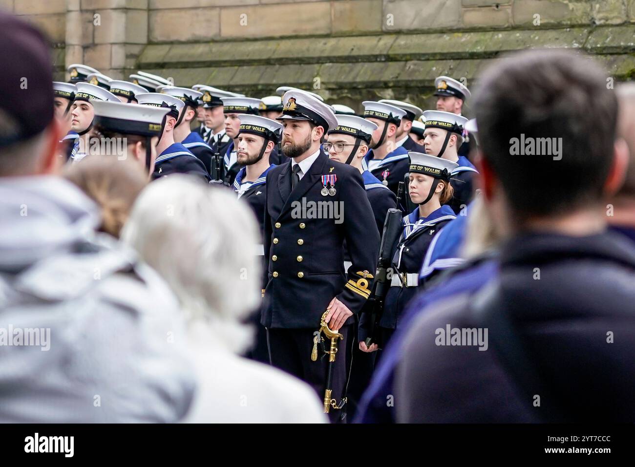 The parade as the HMS Prince of Wales Awarded Freedom Of The City of ...