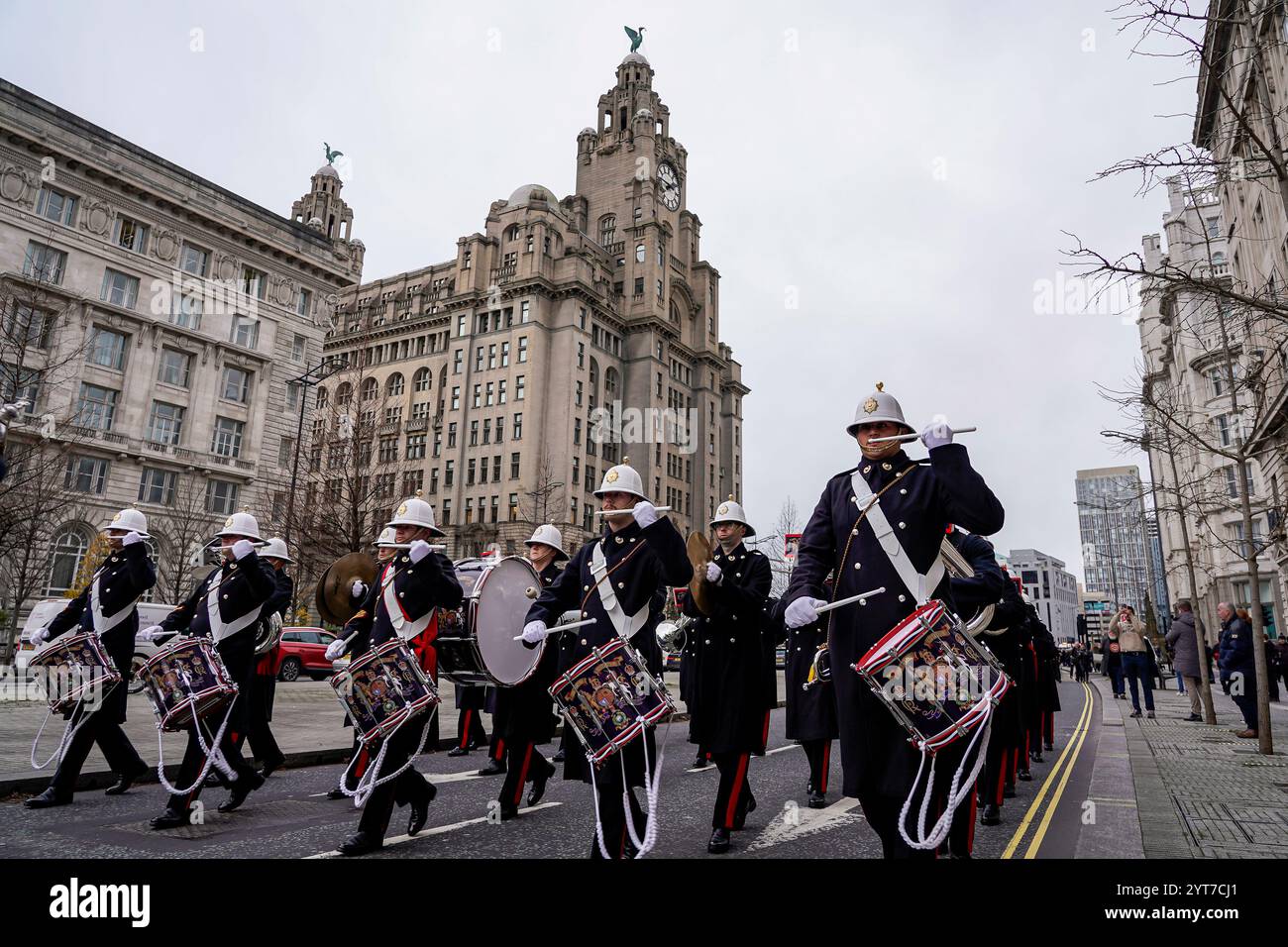The parade as the HMS Prince of Wales Awarded Freedom Of The City of ...