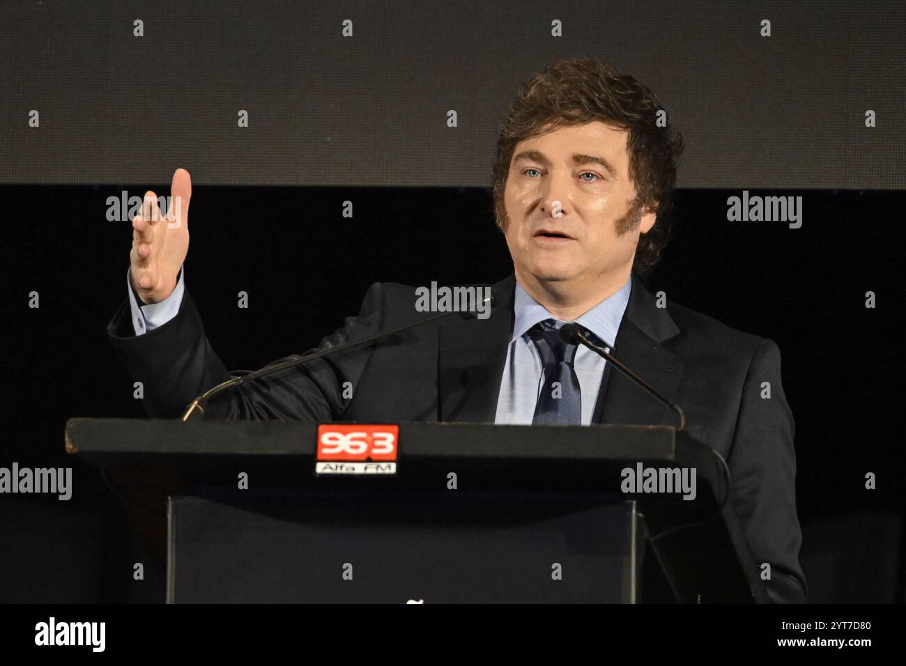 Montevideo, Uruguay. 06th Dec, 2024. Javier Milei, President of ...
