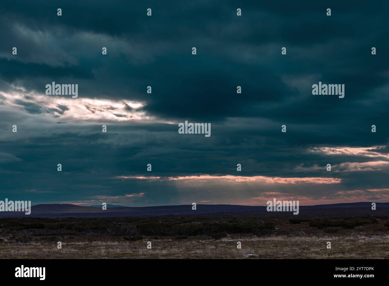 Sweden, Autumn in the fells, Landscape, Clouds Stock Photo - Alamy