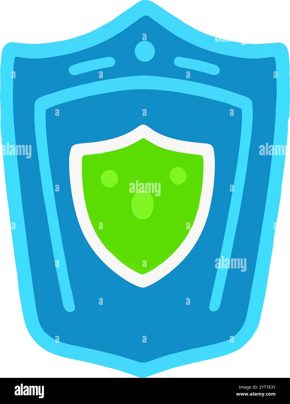 A digital representation of cybersecurity, focusing on data protection ...