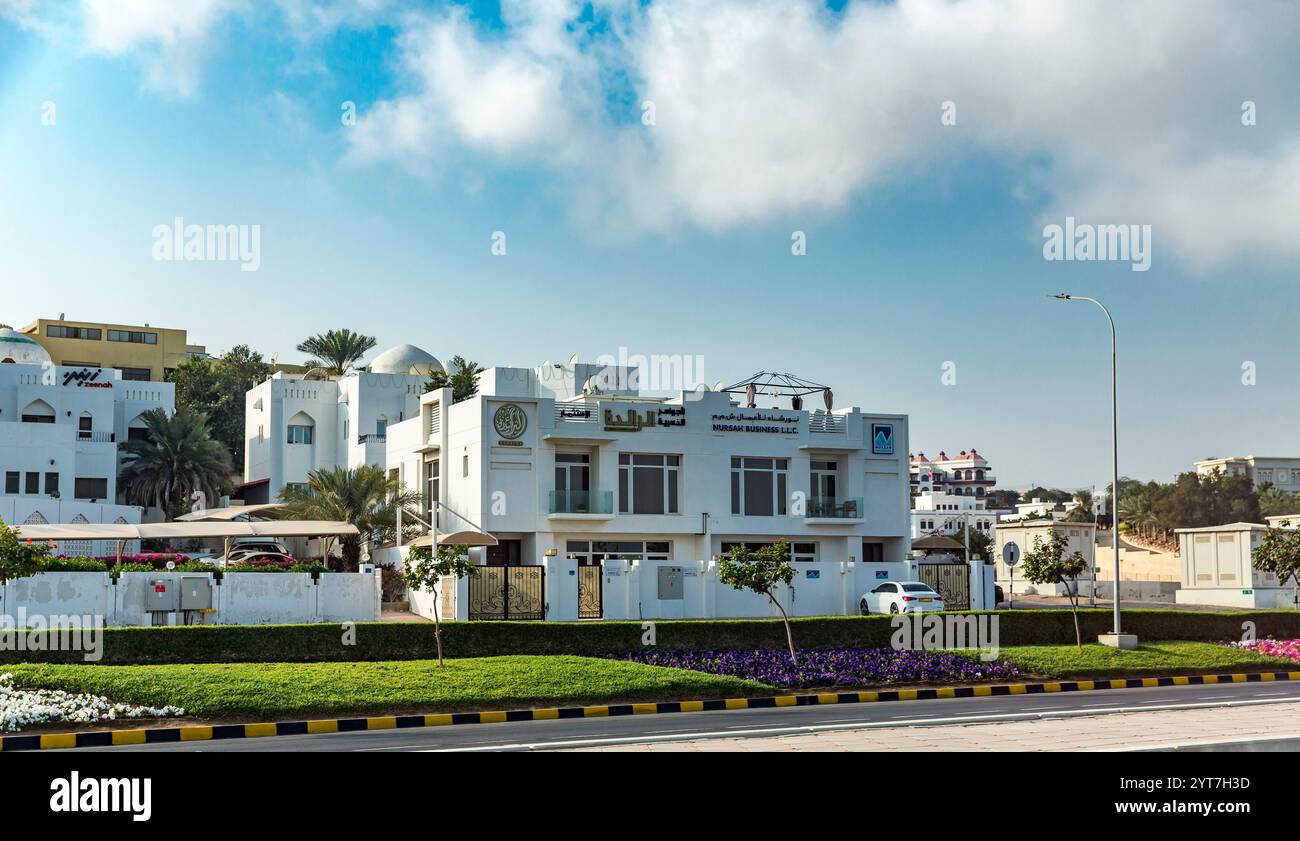 City view, Sultan Qaboos Street, Muscat, Muscat, Oman, Arabian ...