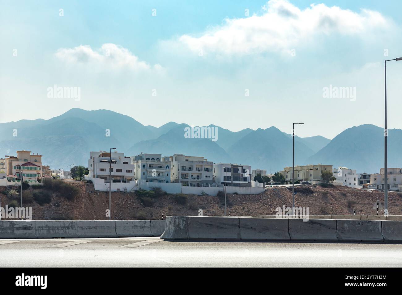 City view, Muscat, Maskat, Oman, Arabian Peninsula, Middle East, Asia ...