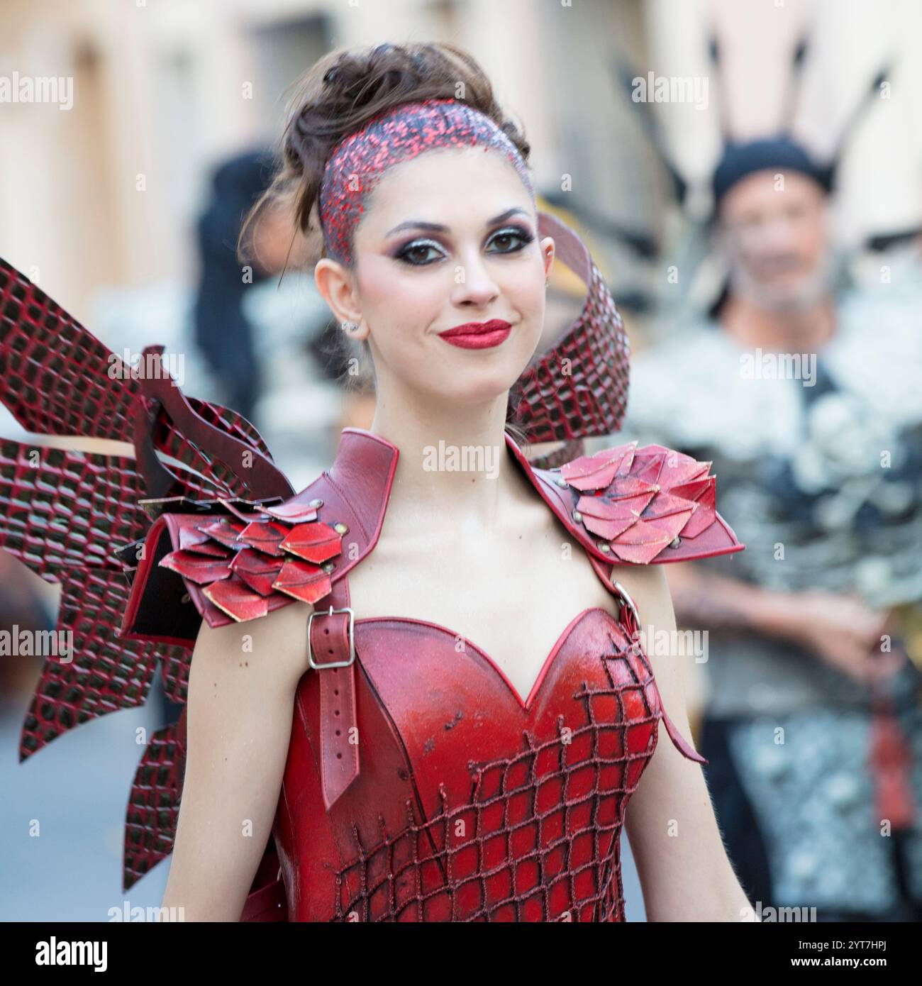 Moros y Cristianos, fiesta, portrait, women, parade, tradition, Rojales ...