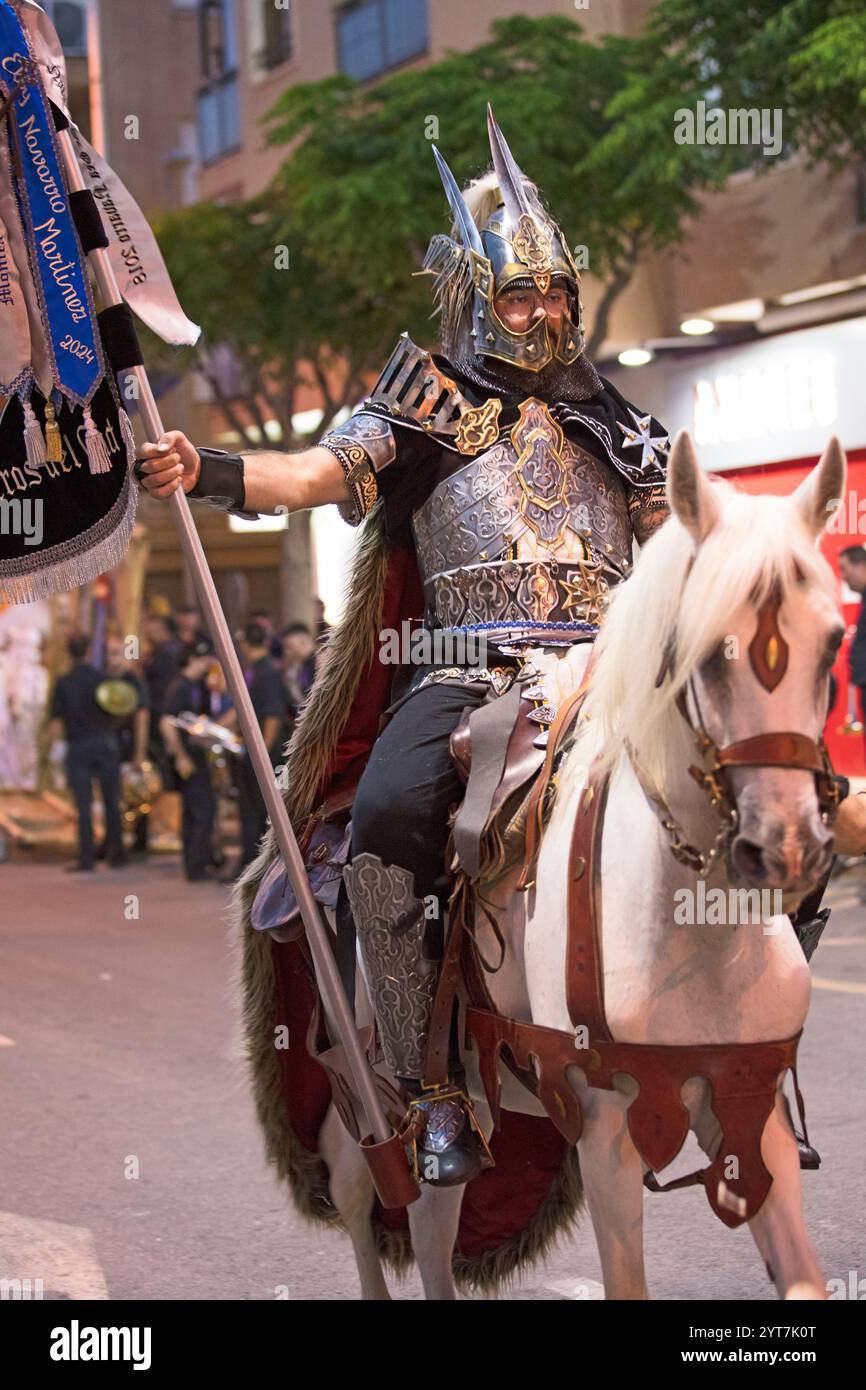 Moros y Cristianos, fiesta, horse, rider, parade, tradition, Rojales ...