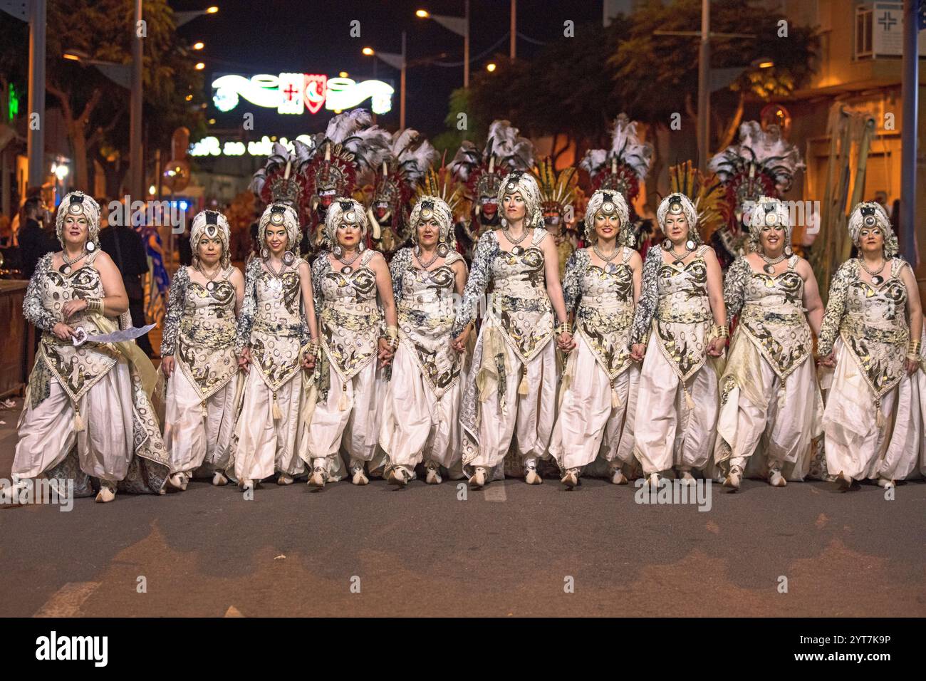 Moros y Cristianos, fiesta, portrait, women, parade, tradition, Rojales ...