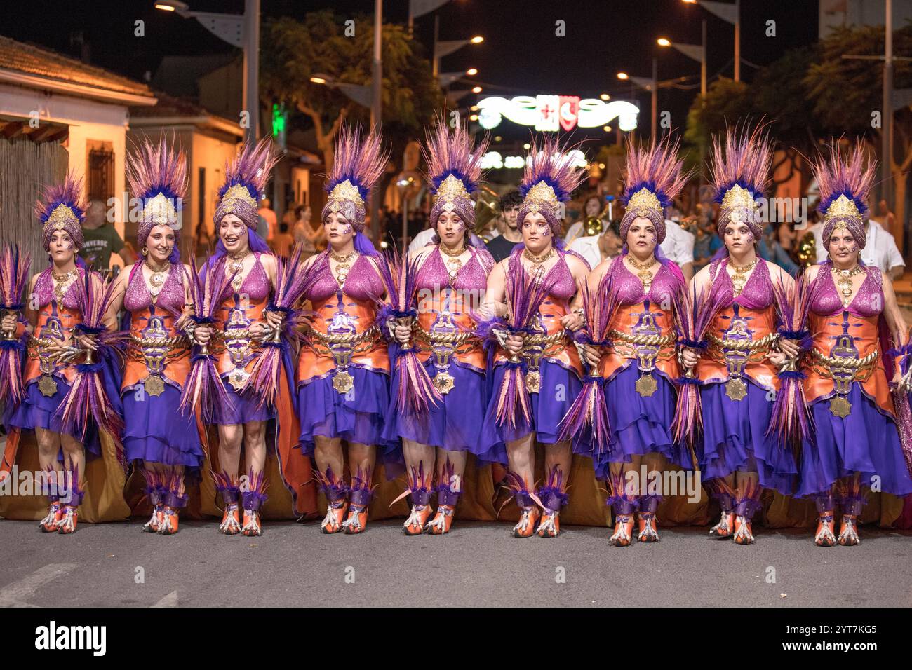Moros y Cristianos, fiesta, portrait, women, parade, tradition, Rojales ...
