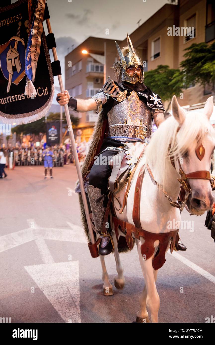 Moros y Cristianos, fiesta, horse, rider, parade, tradition, Rojales ...
