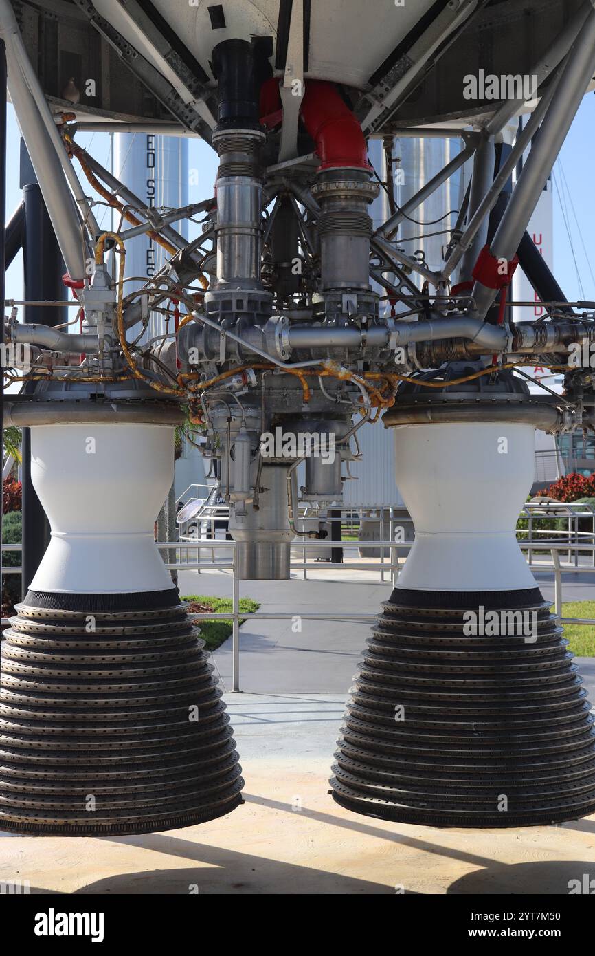 Rocket garden at the nasa kennedy space center visitor complex hi-res ...