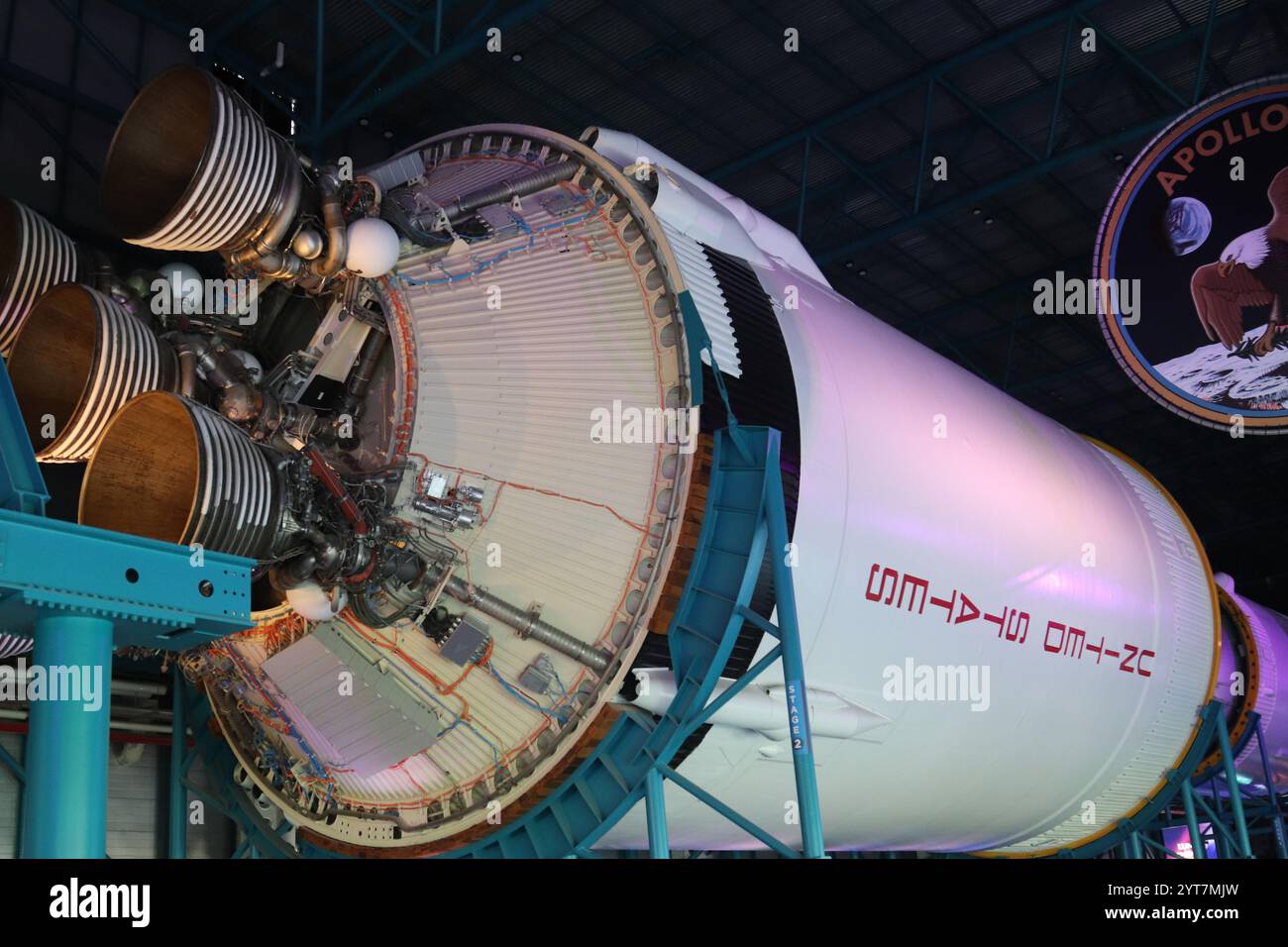 Saturn 5 rocket and the Apollo program Stock Photo - Alamy