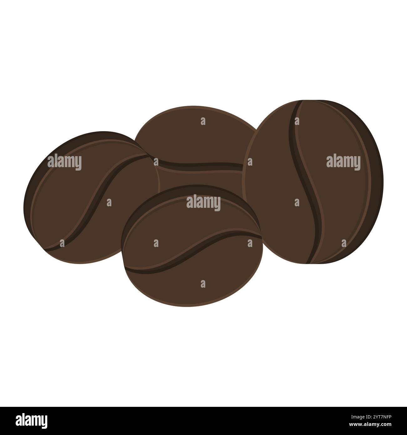 Simple Coffee Bean Vector. Aromatherapy Coffee Bean Element. Fresh ...