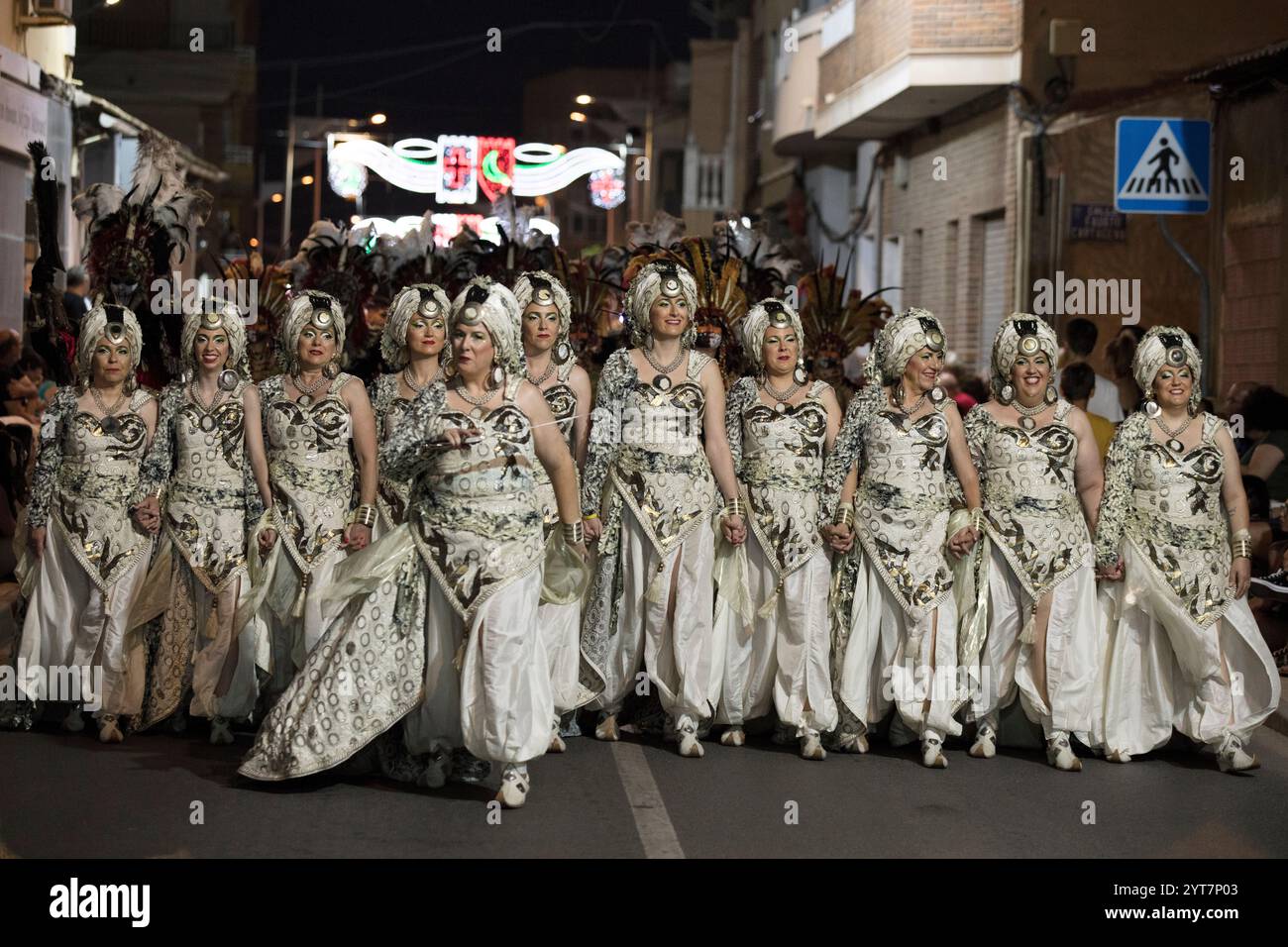 Moros y Cristianos, fiesta, portrait, women, parade, tradition, Rojales ...