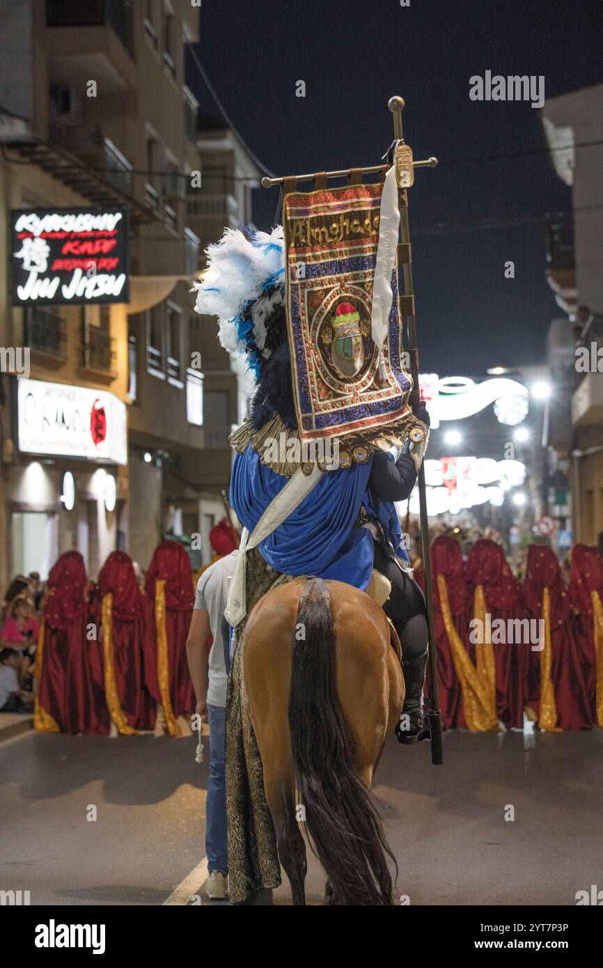 Moros y Cristianos, fiesta, horse, rider, parade, tradition, Rojales ...