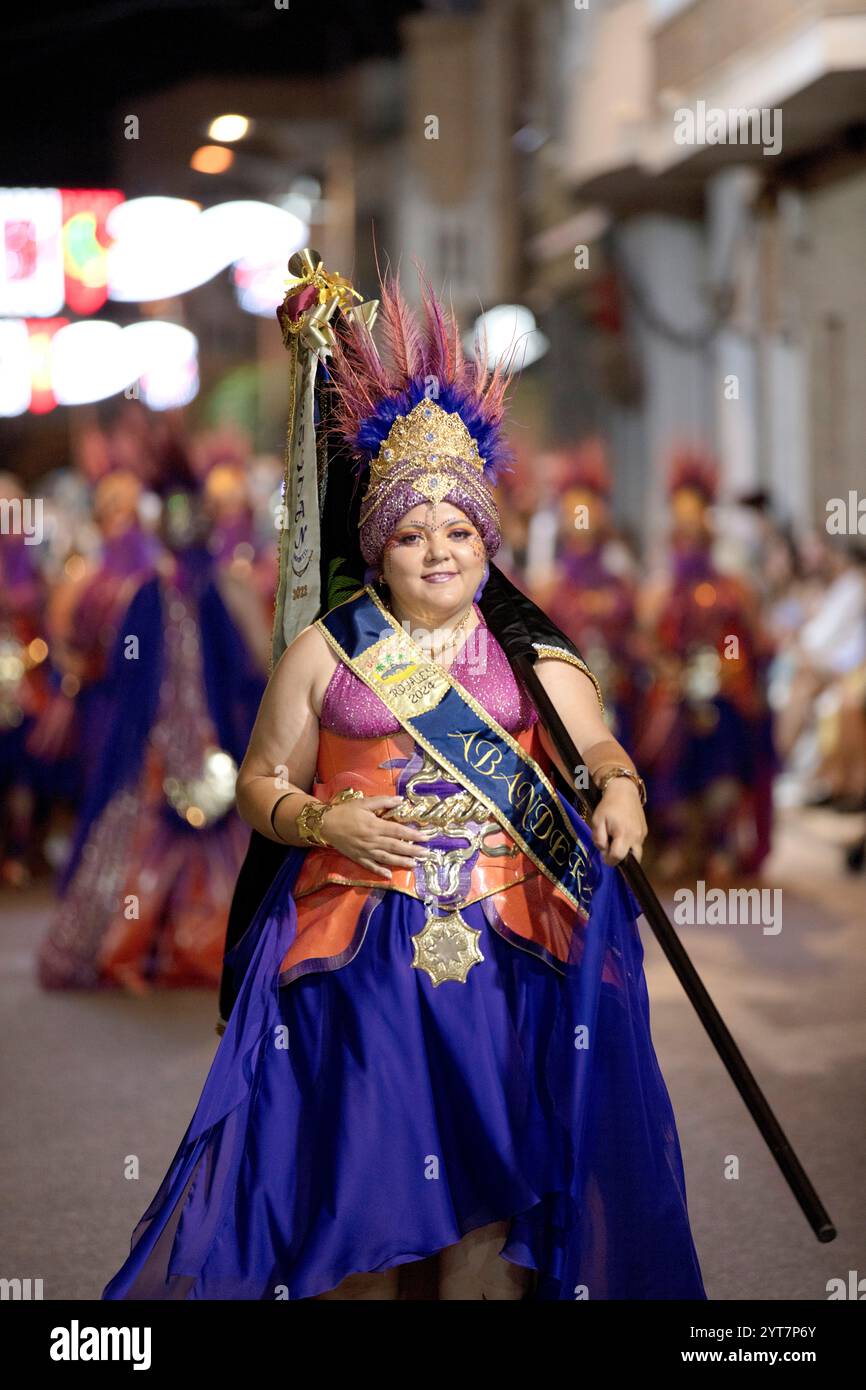 Moros y Cristianos, fiesta, portrait, women, parade, tradition, Rojales ...