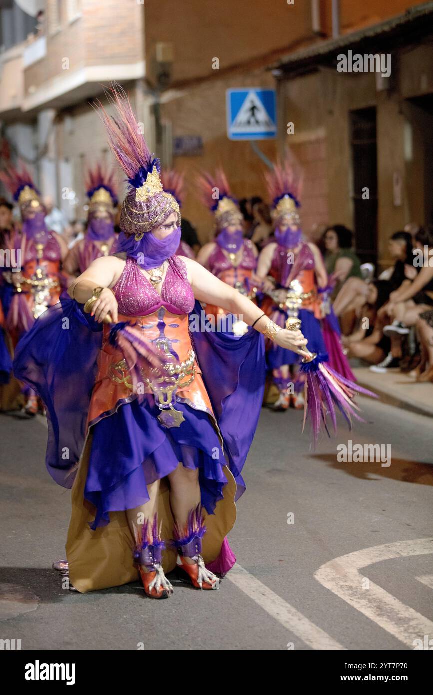 Moros y Cristianos, fiesta, portrait, women, parade, tradition, Rojales ...