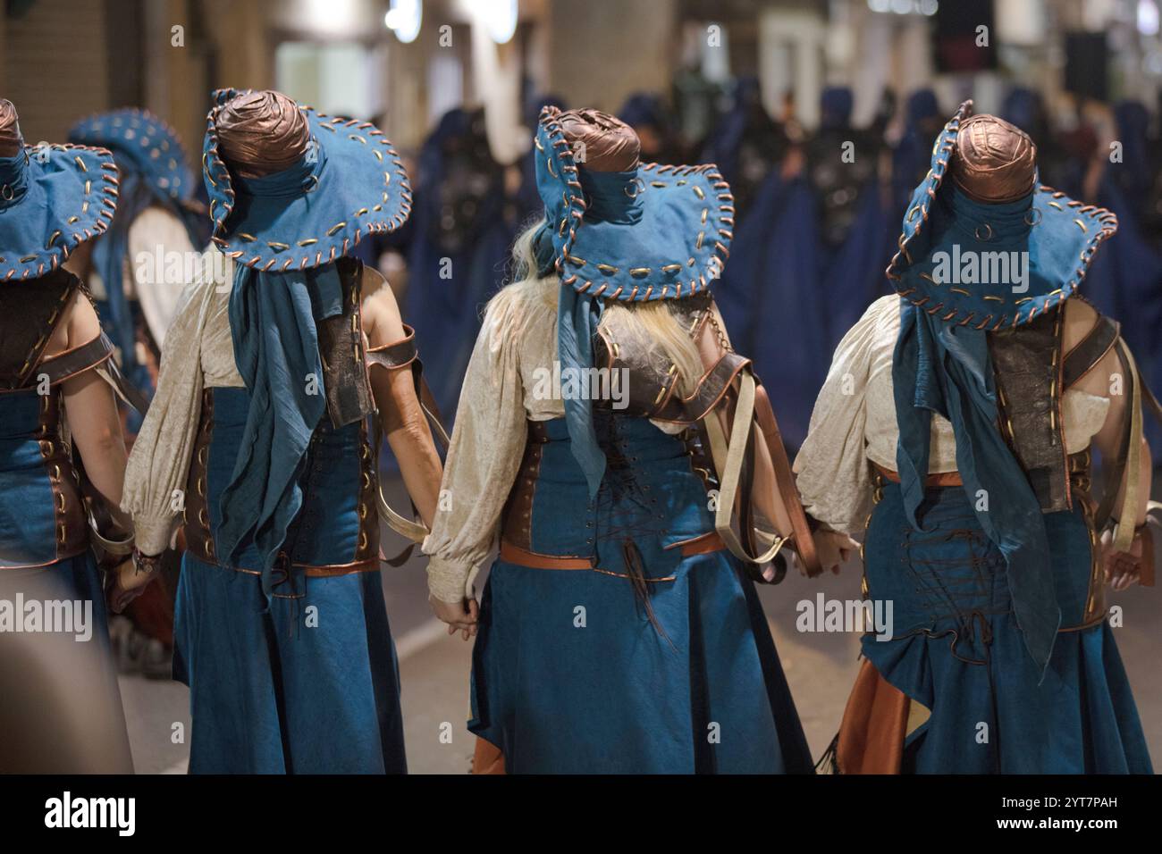Moros y Cristianos, fiesta, portrait, women, parade, tradition, Rojales ...