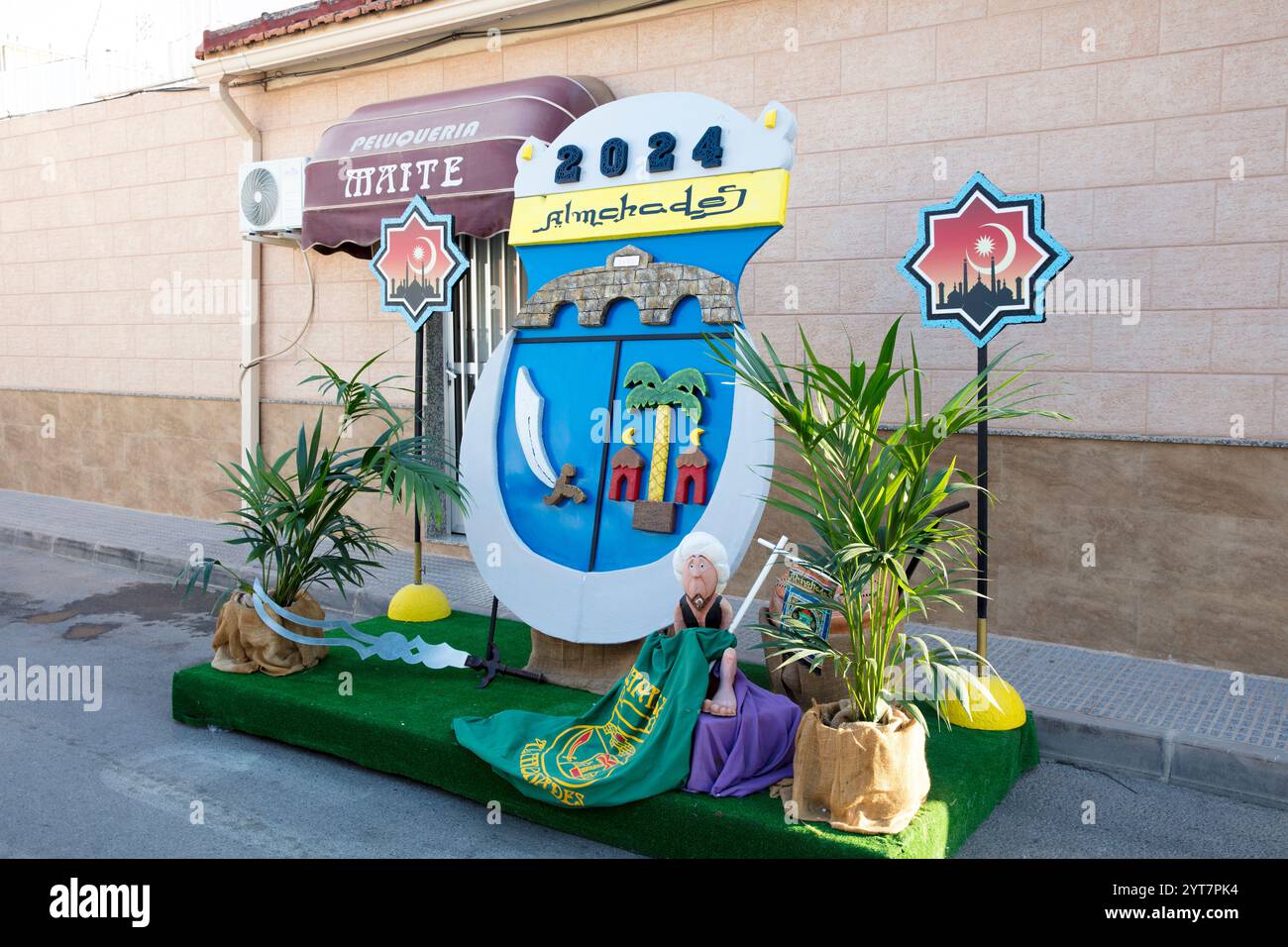 Moros y Cristianos, fiesta, customs, decoration, Rojales, Alicante ...