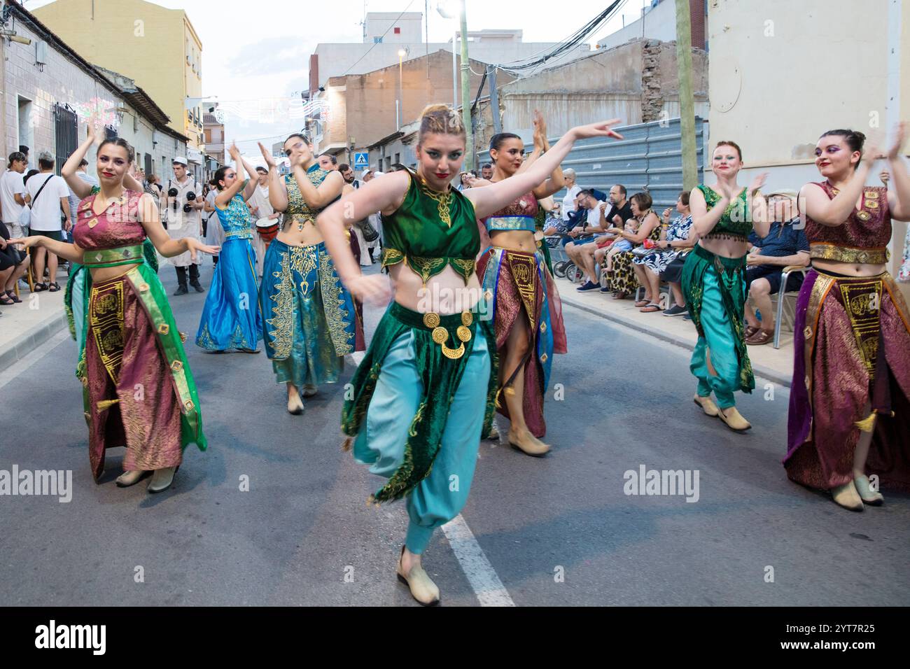 Moros y Cristianos, fiesta, portrait, women, parade, tradition, Rojales ...
