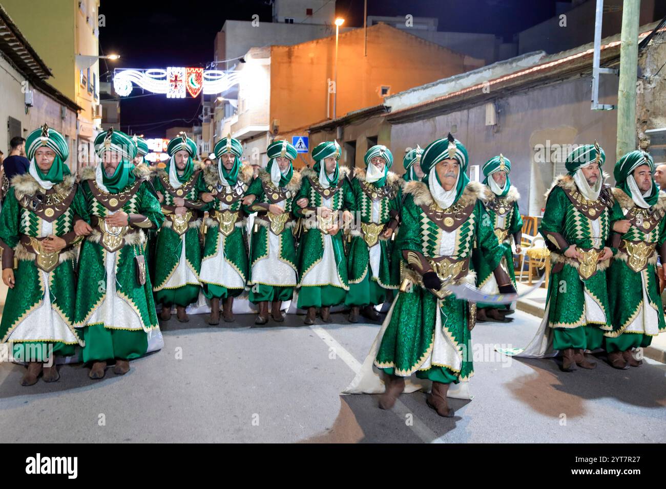 Moros y Cristianos, fiesta, portrait, men, parade, blue hour, tradition ...