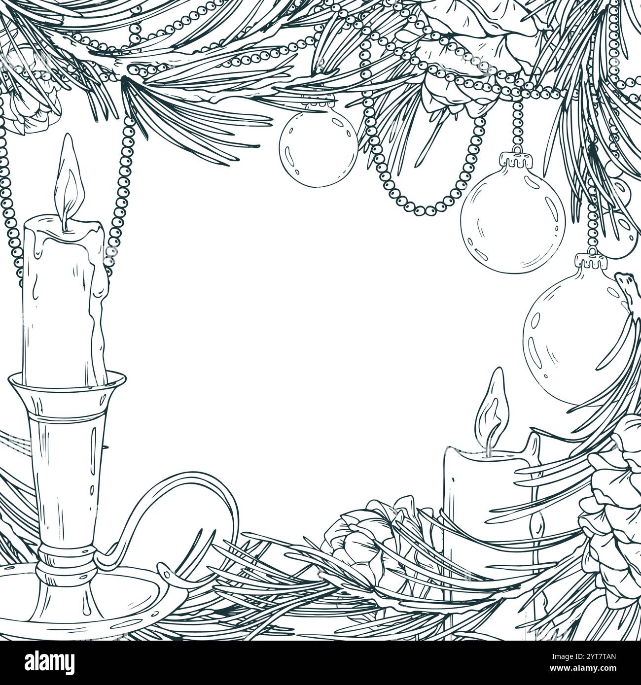 Hanging white banner sketch Stock Vector Images - Alamy