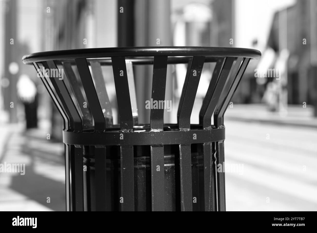 Garbage bin on the street hi-res stock photography and images - Alamy