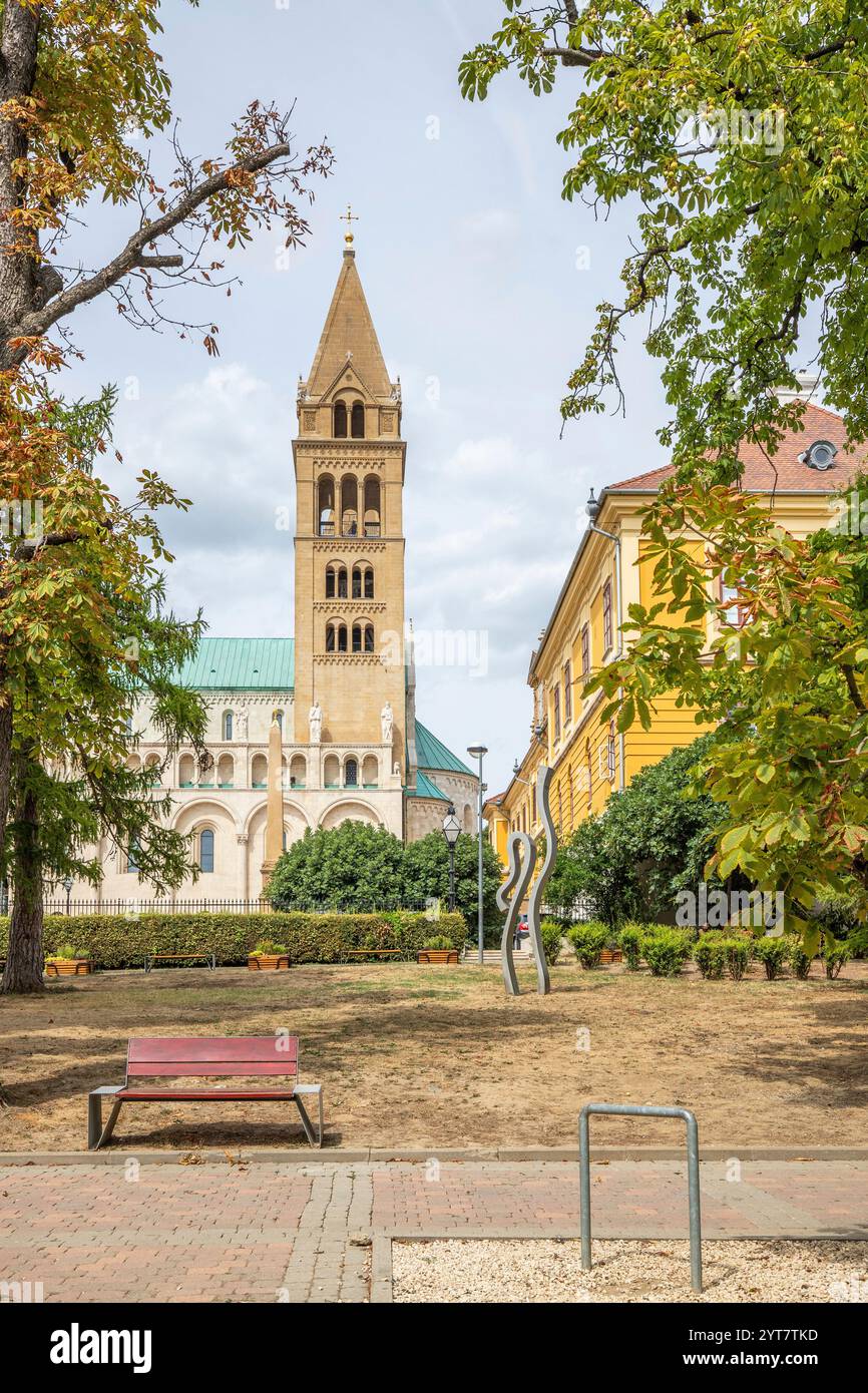 Basilica of a historic city center of the five-church city. The ...