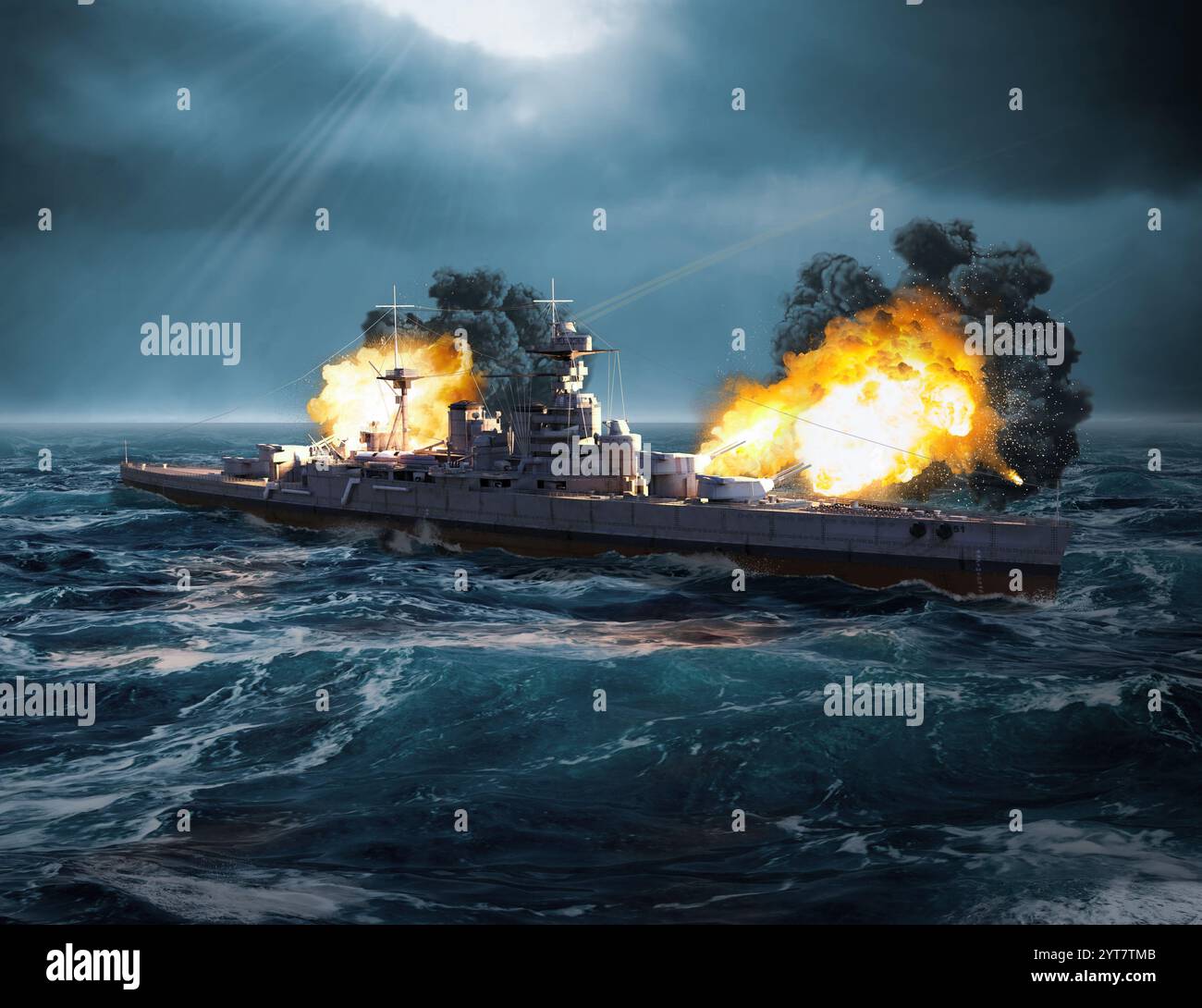 Hms Hood Explosion Photo
