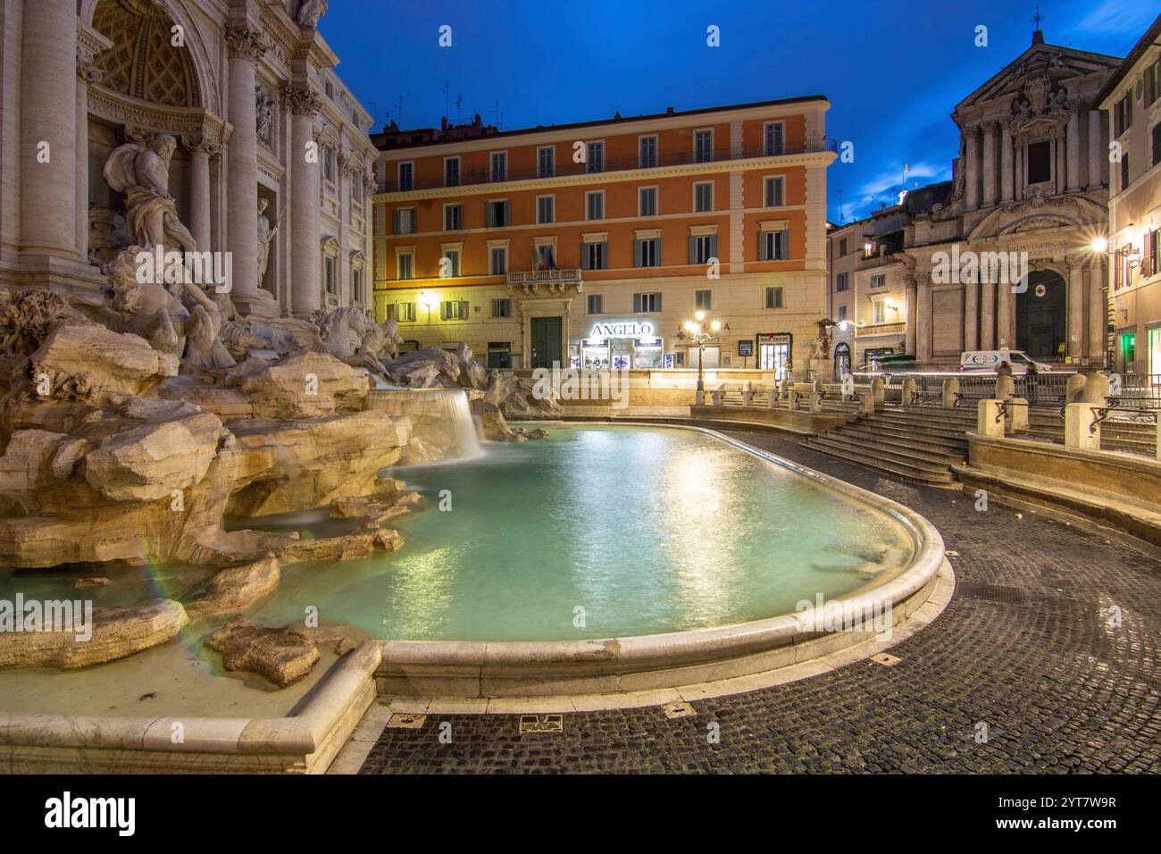 View over a beautiful historic Roman city. At one of the sights, with ...