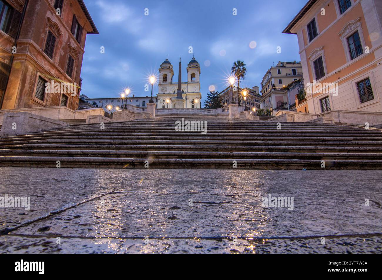 View over a beautiful historic Roman city. At one of the sights, with ...