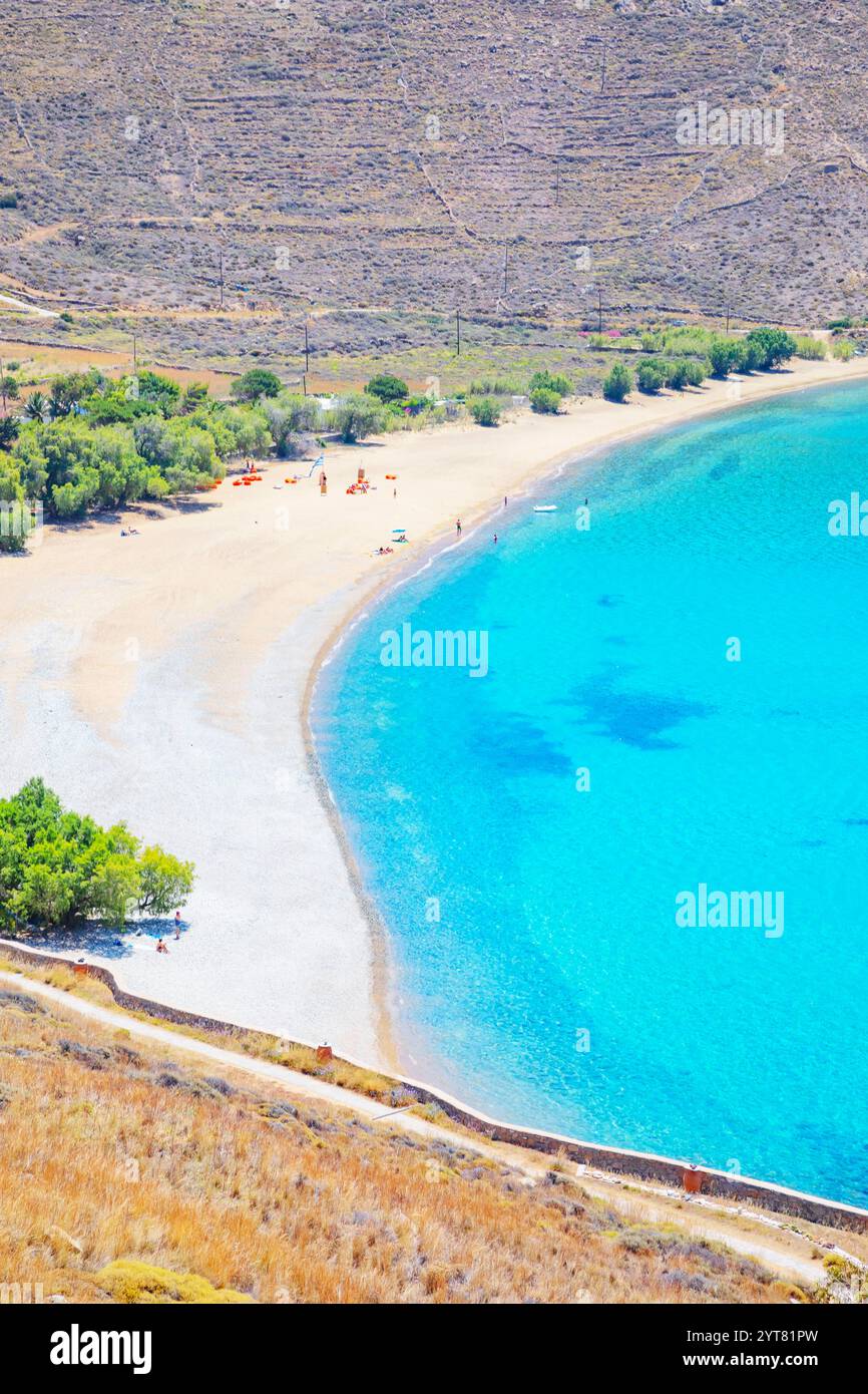 Koutalas beach, Serifos Island, Cyclades Islands, Greece Stock Photo ...