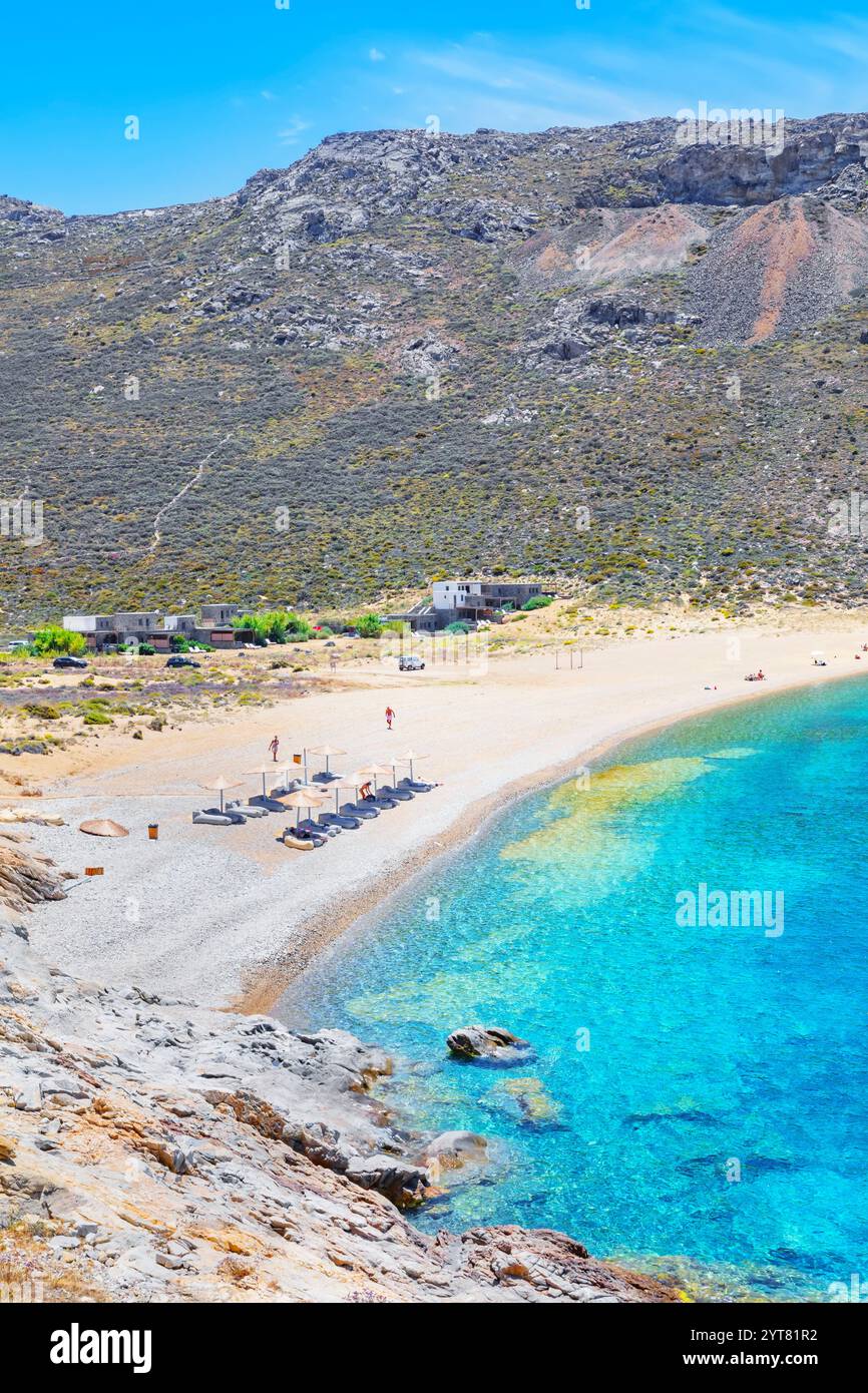 Vagia beach, Serifos Island, Cyclades Islands, Greece Stock Photo - Alamy