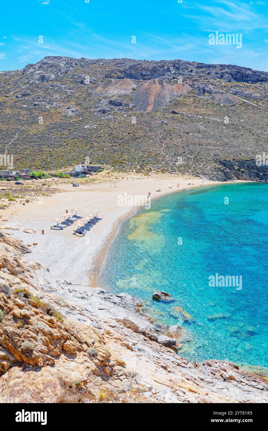 Vagia beach, Serifos Island, Cyclades Islands, Greece Stock Photo - Alamy