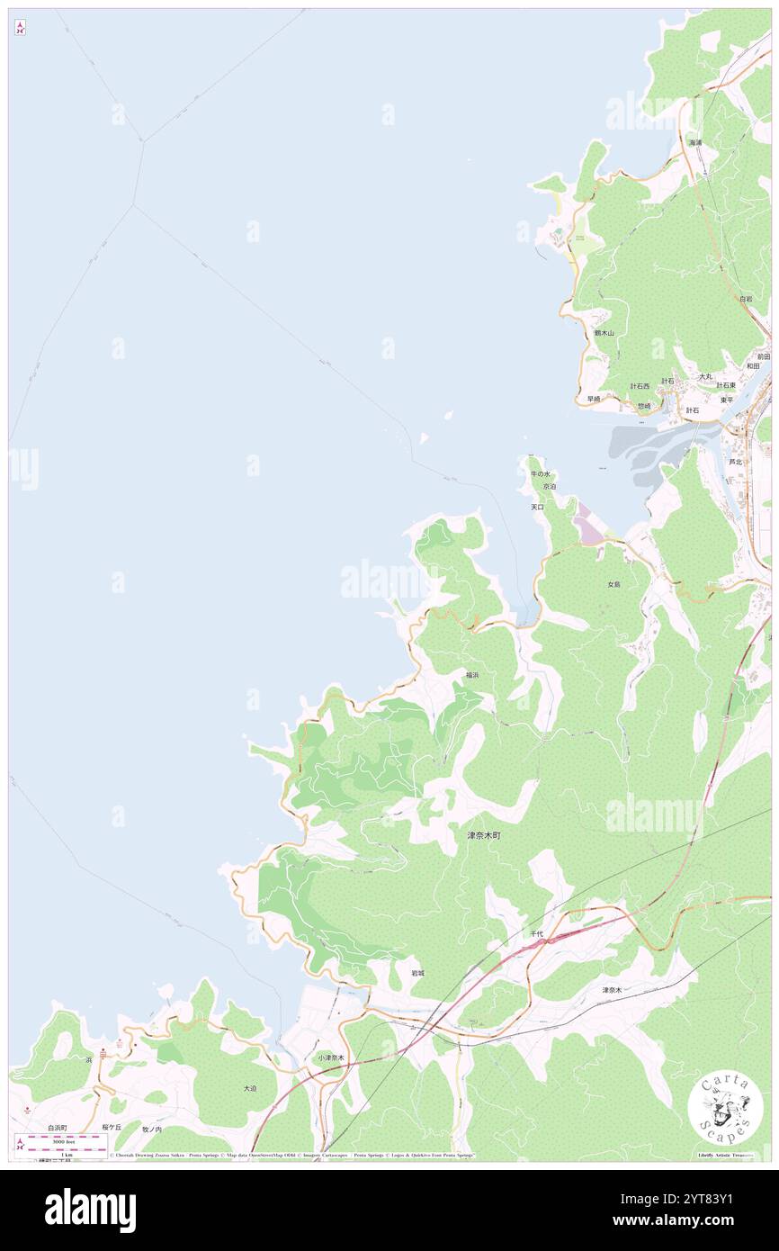Koshima Bana, , JP, Japan, Kumamoto, N 32 16' 54'', N 130 26' 49'', map ...