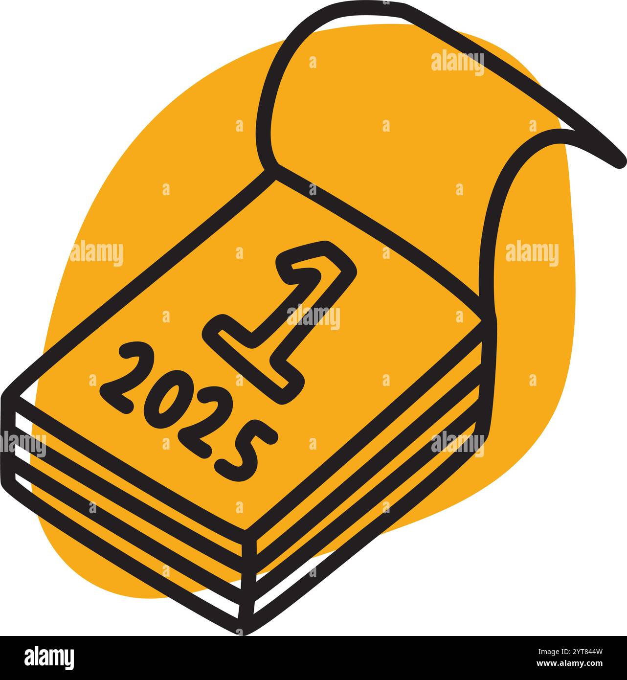 Doodle calendar schedule icon or logo, hand drawn with thin line Stock ...