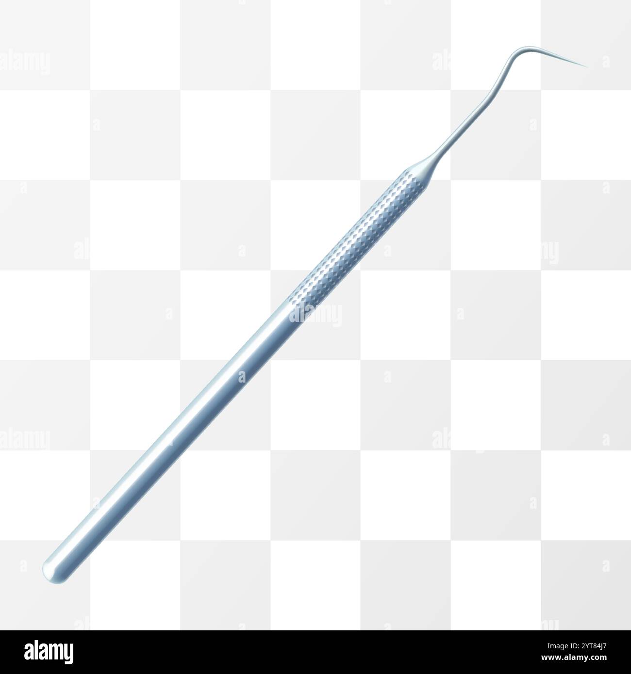 Dental Scaler, Tooth cleaning pick icon, isolated on transparent ...