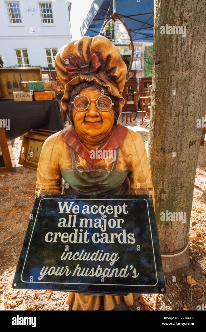 England, Kent, Tunbridge Wells, The Pantiles, Amusing Antique Store ...