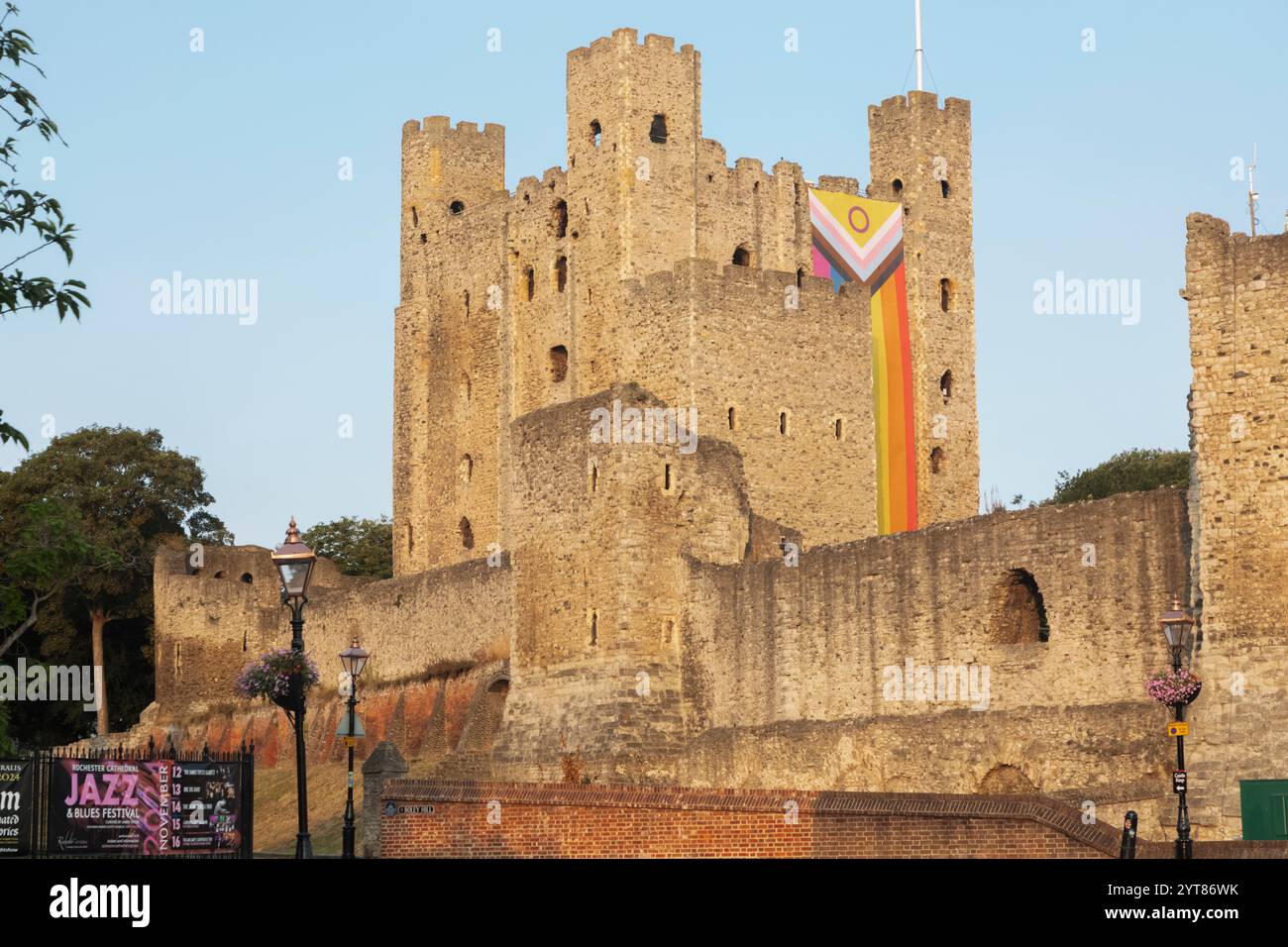 England, Kent, Rochester, Rochester Castle Stock Photo - Alamy