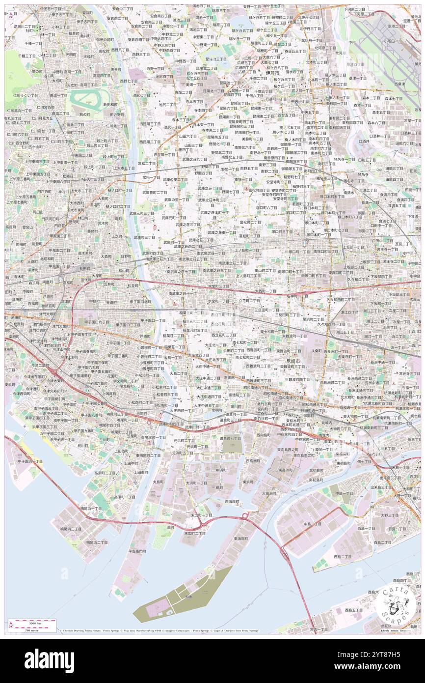 Nishitachibanacho, Amagasaki Shi, JP, Japan, Hy?go, N 34 44' 13'', N ...