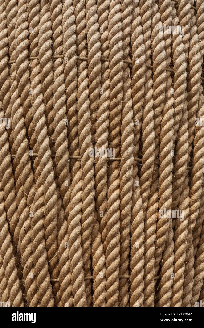 England, Kent, Chatham, The Historic Dockyard, The Ropery, Ropes Stock ...